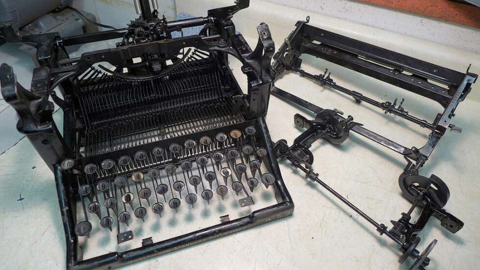 Typewriter Cleaning and Restoration - John Lewis Mechanical Antiques